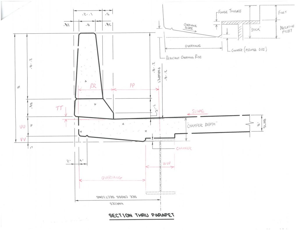Bridge Overhang Fillet Calculations | Hildebranski.com